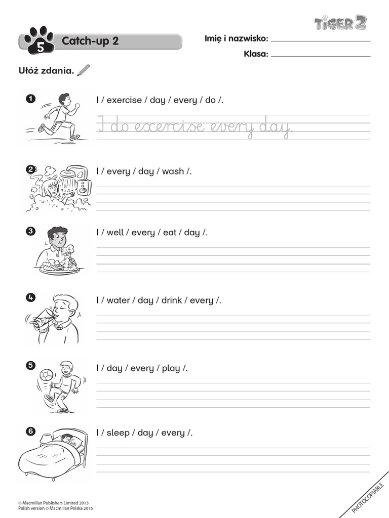 Tiger 2 TRF Unit 5 Catch-Up 2 | PDF