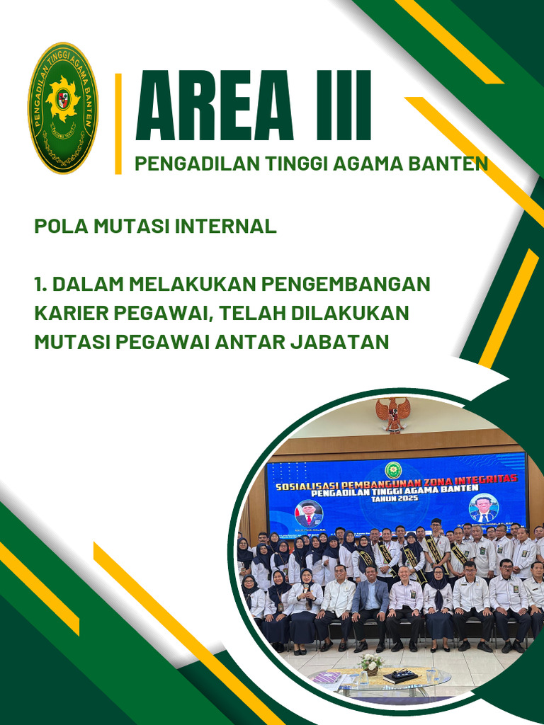 Cover Area III ZI Pola Mutasi 1 | PDF