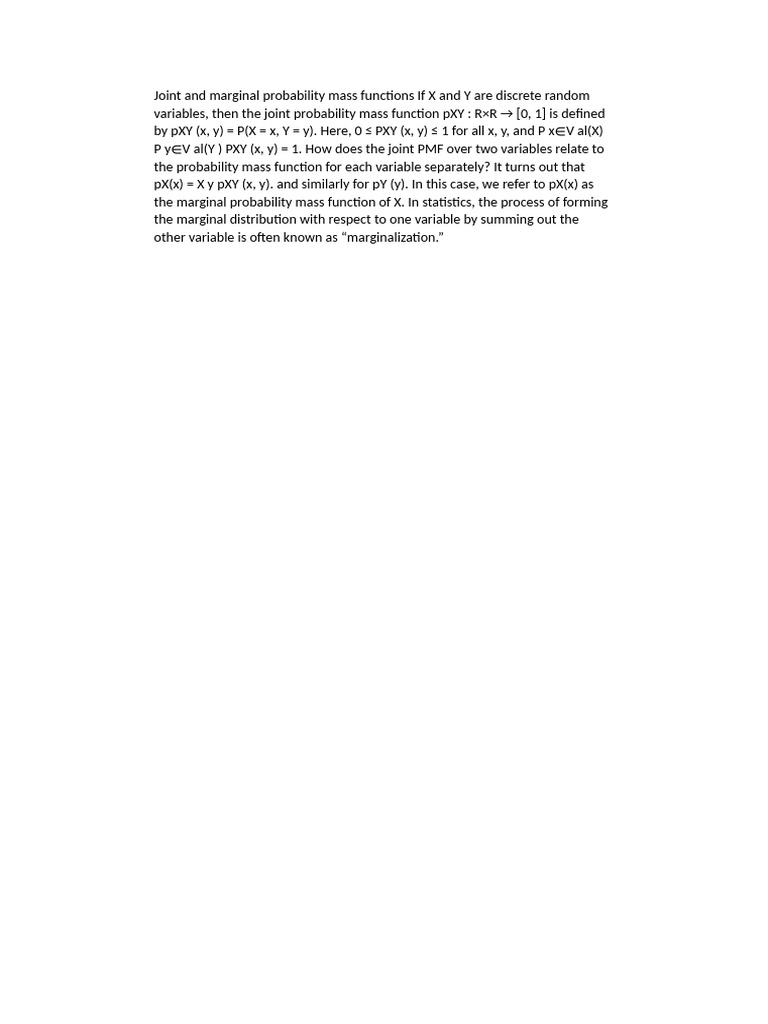 04 Joint Probability | PDF