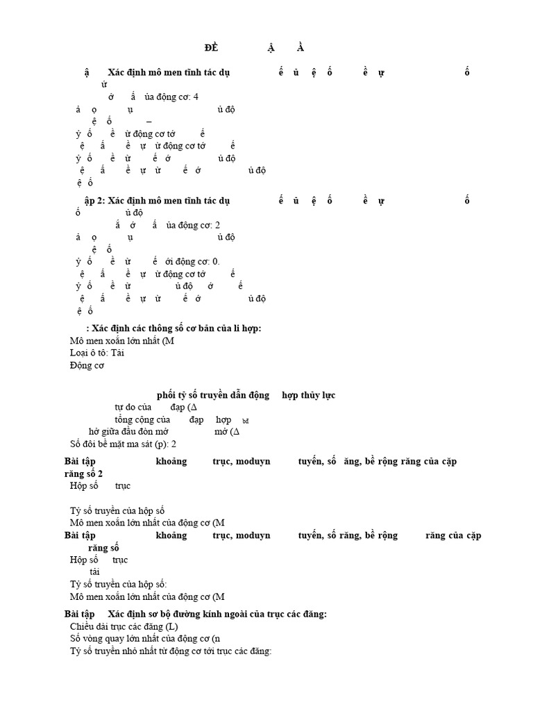 Bài tập HTTL (2025) | PDF