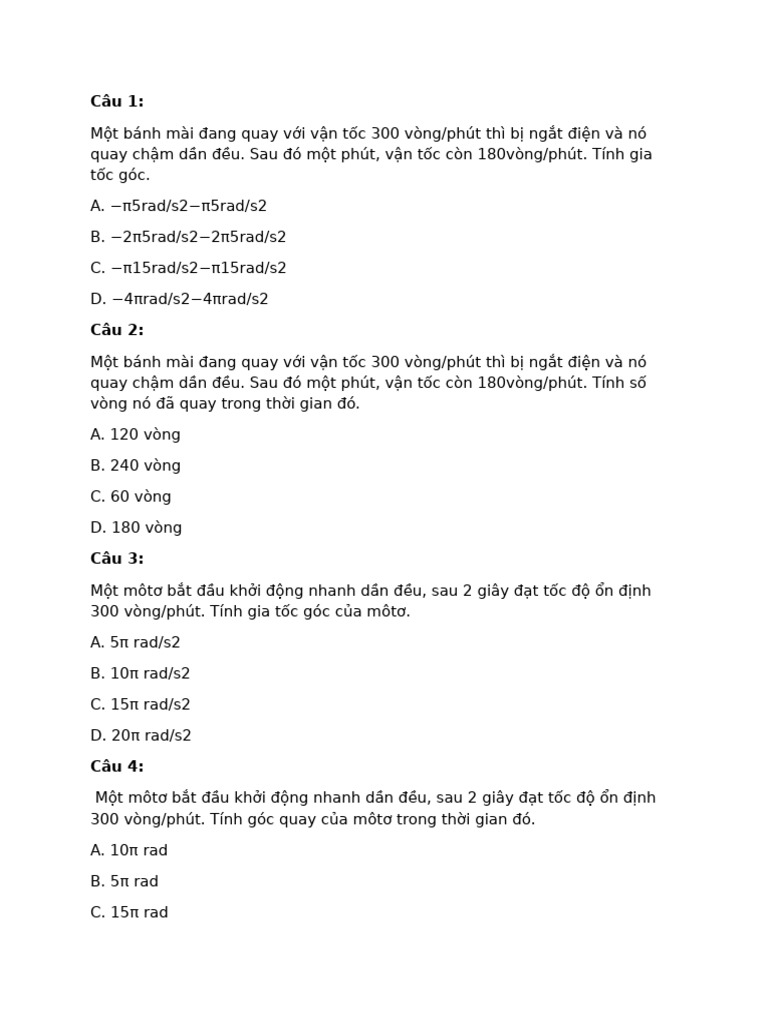 Trac Nghiem Ly Dai Cuong | PDF