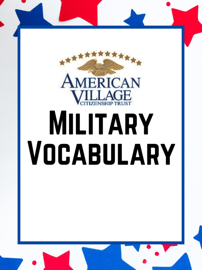 13 Colonies Military Vocab | PDF | George Washington | American Revolution