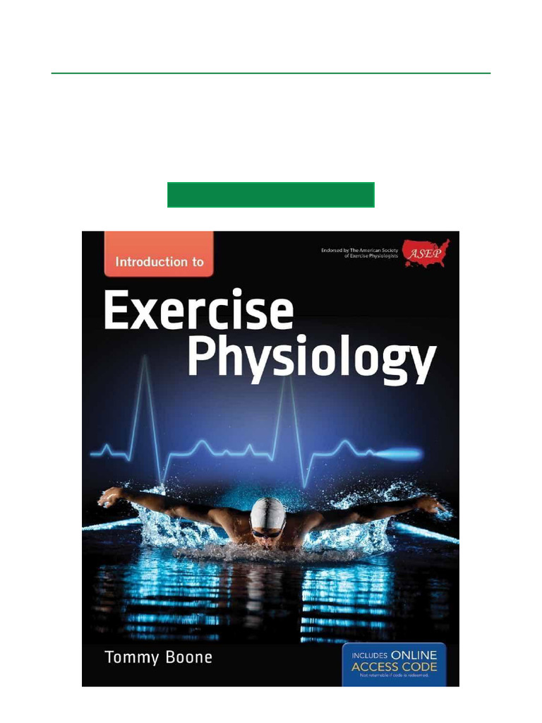 Introduction To Exercise Physiology 1st Edition Official Ebook Release ...