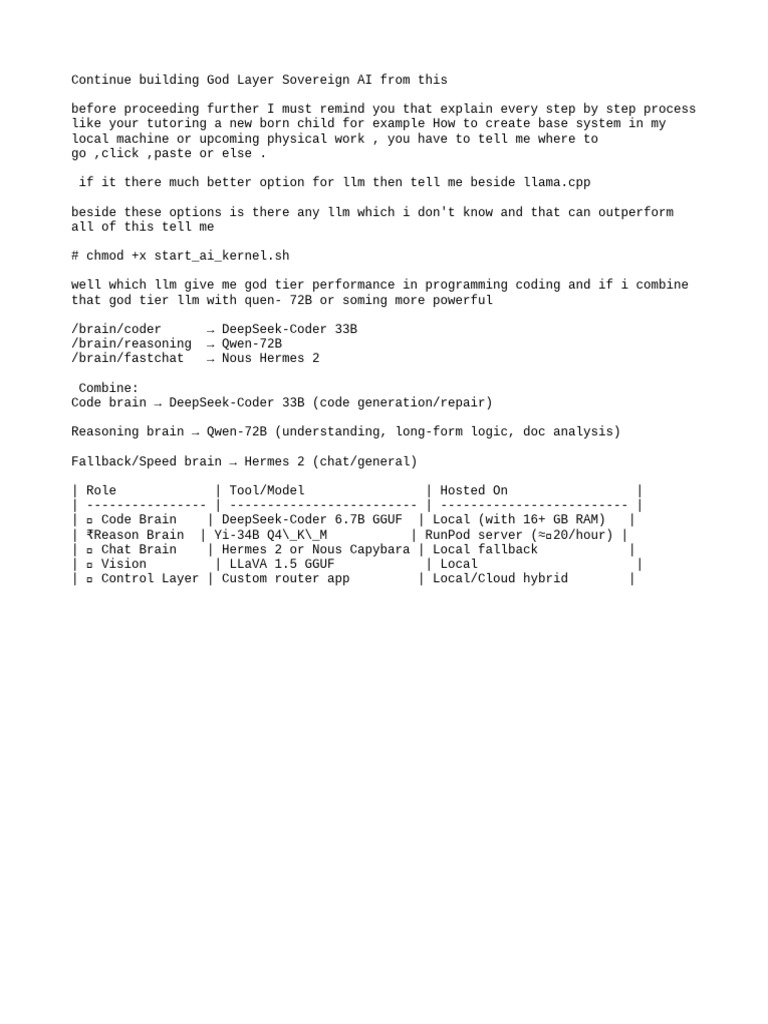 Building God Tier AI Systems | PDF