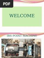 Point Machine FOR RAILWAY SIGNALING | PDF | Electric Motor | Clutch