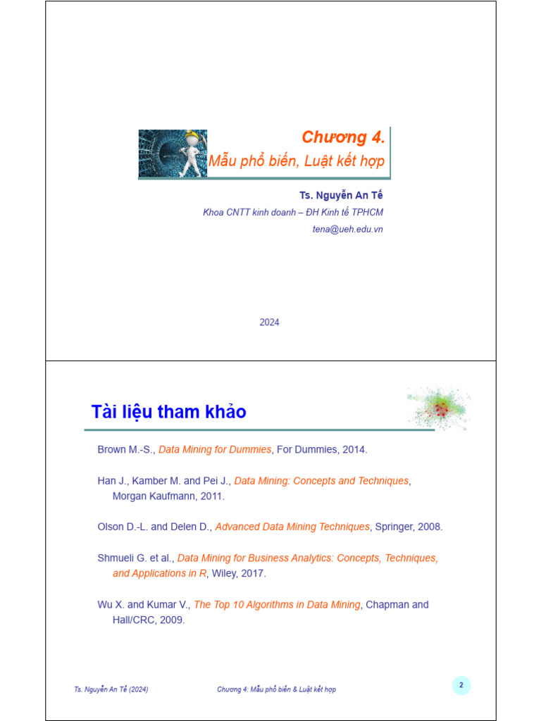 Data Mining.2024.Ch4 - Luat Ket Hop | PDF
