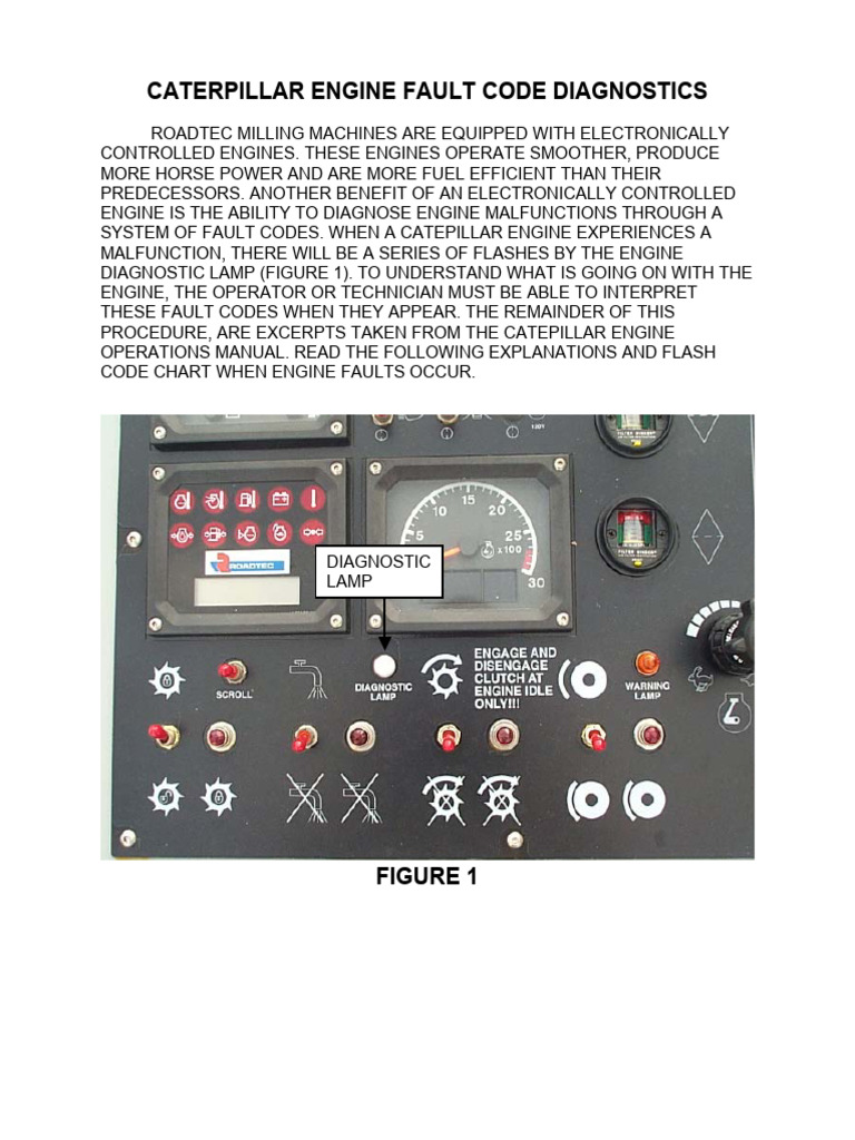 Caterpillar Engine Fault Code Guide | PDF