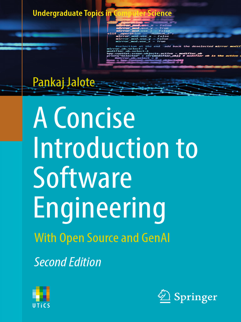 (Undergraduate Topics in Computer Science) Pankaj Jalote - A Concise Introduction to Software ...