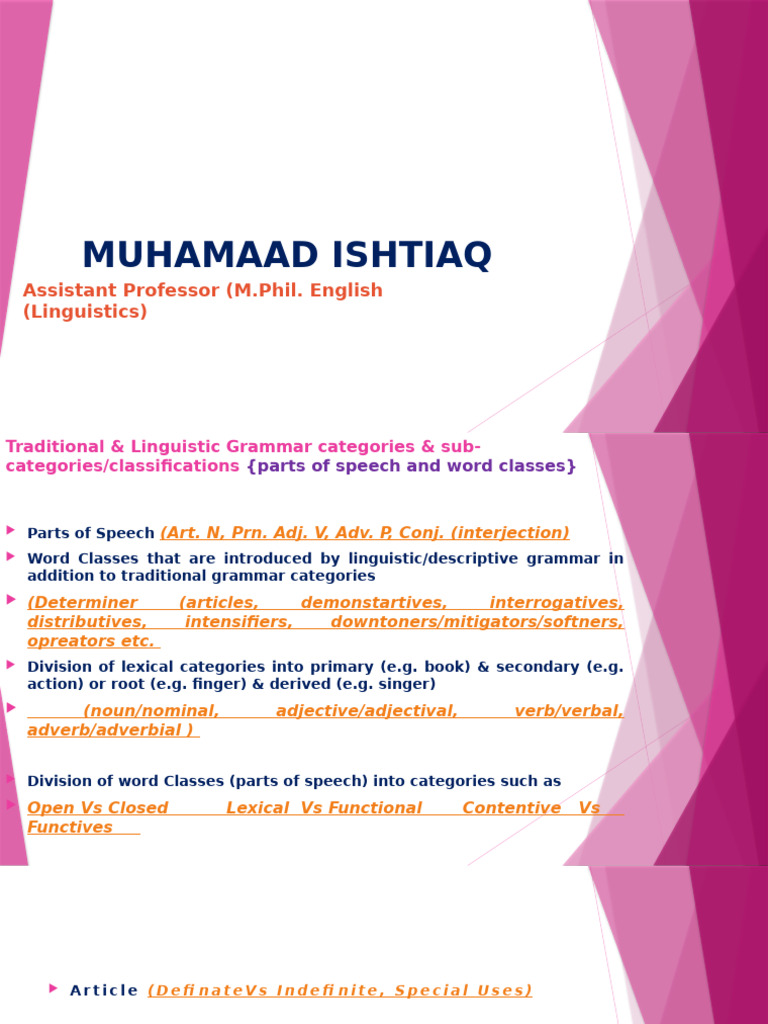 Syntax Traditional GTF | PDF | Verb | Adjective