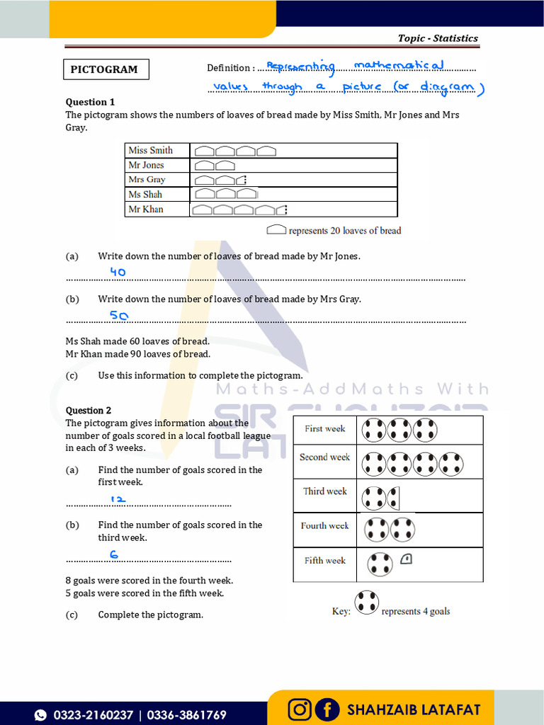Pictograms and Pie Charts in Statistics | PDF | Quartile | Scatter Plot