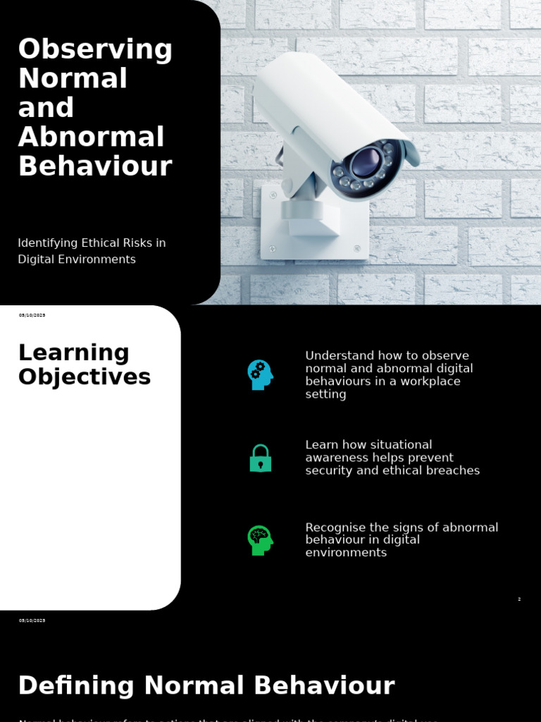 05 - Observing Normal and Abnormal Behaviour | PDF | Computer Security ...