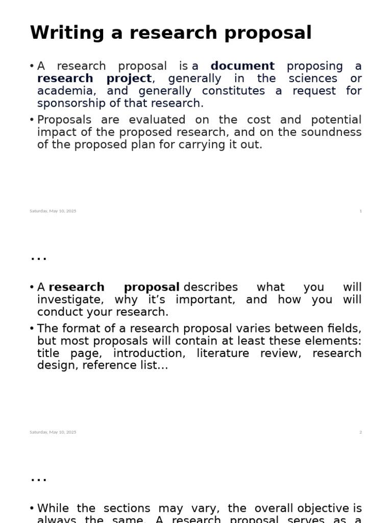 How to Write a Research Proposal | PDF | Hypothesis | Methodology
