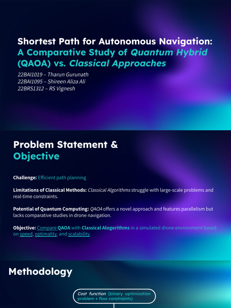 Quantum vs. Classical Path Planning | PDF | Computer Programming ...