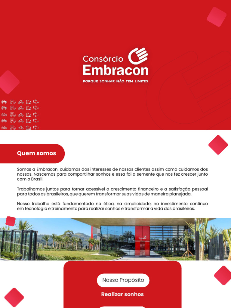 Embracon: Transformando Sonhos em Realidade | PDF | Consórcio | Juros