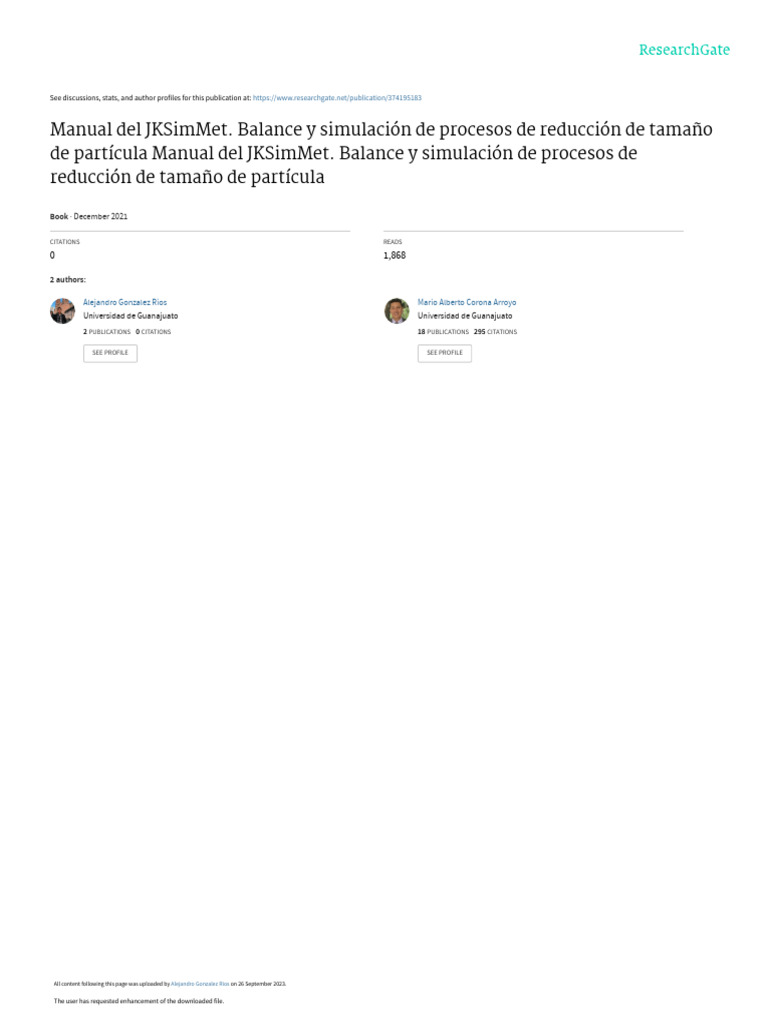 MANUAL-JKSIMMET | PDF | Algoritmos | Software
