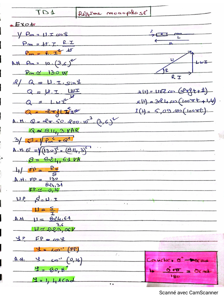 ET TD1 Correction | PDF