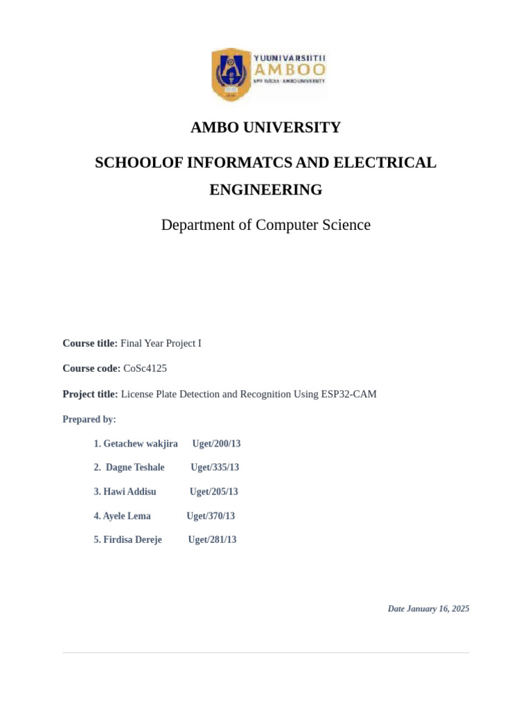 Update Proposal License Plate Gech | PDF | Optical Character ...