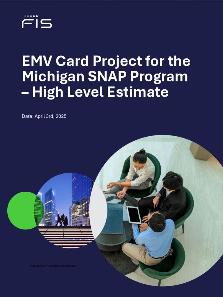 Michigan SNAP EMV Card Project Estimate | PDF | Emv | Envelope