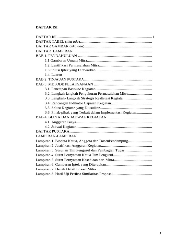 Template PKM-PI - 2025 | PDF
