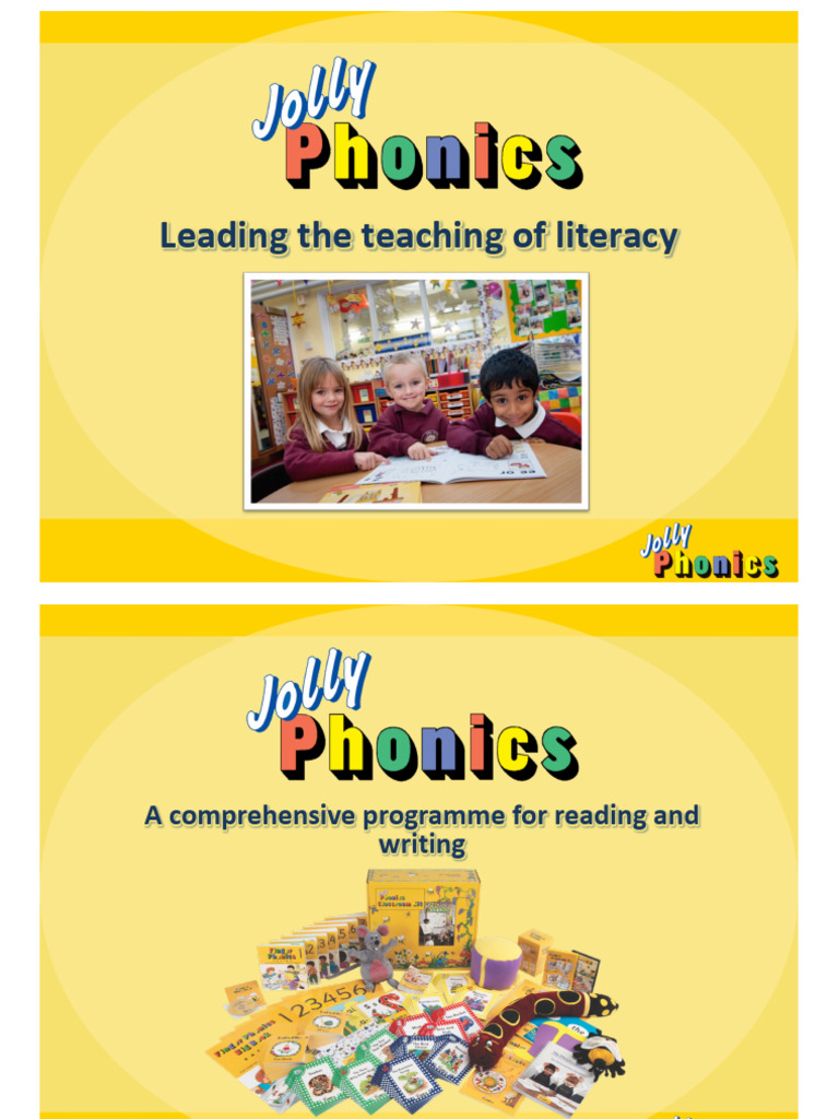 Jolly Phonics Presentation | PDF | Phonics | Writing
