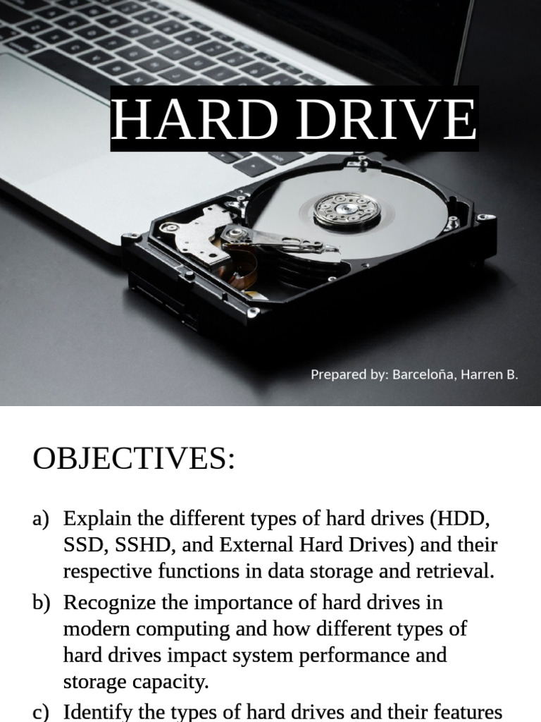 Hard Drive Presentation | PDF | Hard Disk Drive | Solid State Drive