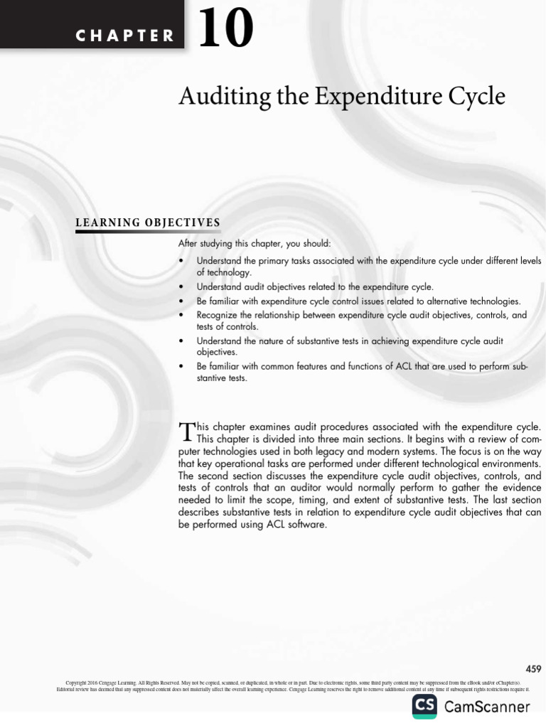 Chapter 10 - IT Audit Book by James Hall | PDF | Accounts Payable ...