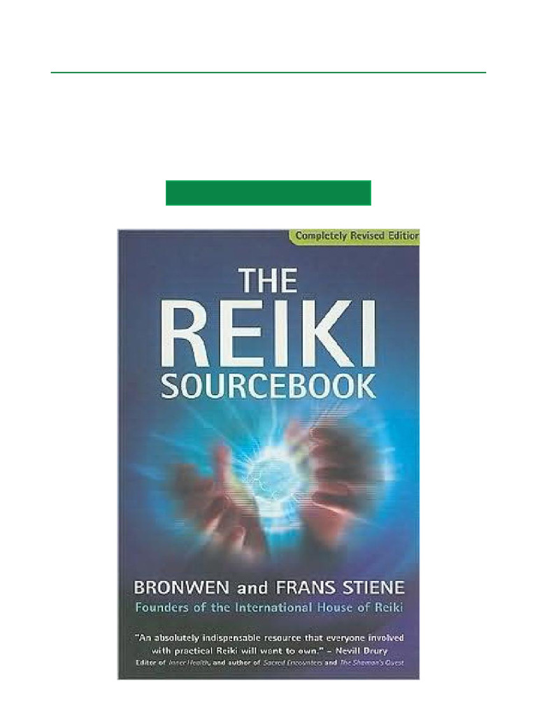 Reiki Sourcebook by Frans Stiene | PDF | Reiki | Mikao Usui