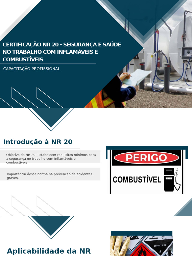 Resumo da NR 20: Segurança com Inflamáveis | PDF