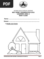 Baby Class Holiday Work Term 3 2023 | PDF