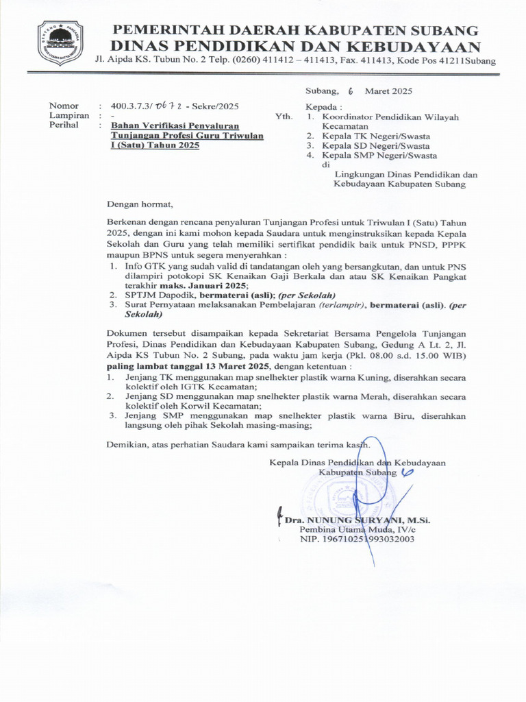 Pemberkasan Profesi 2025 - 1 | PDF