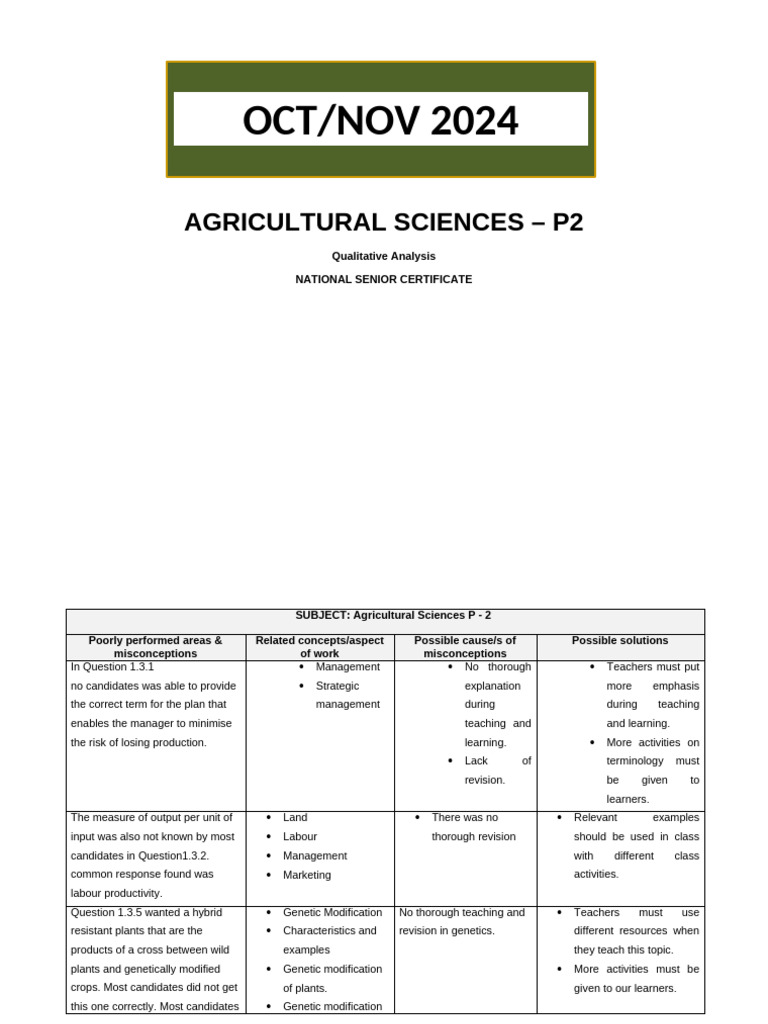 2024 Agrs Concept Document - P2 | PDF | Dominance (Genetics ...