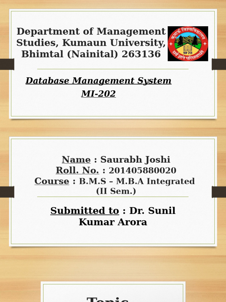 Dbms Presentation Concurrency Control Pdf Database Transaction