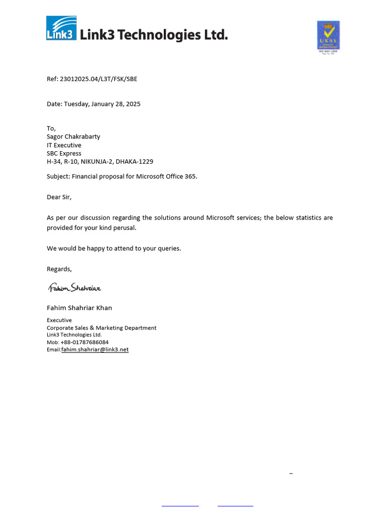 SBC Express Financial Offer MS365 Basic 23012025.04 | PDF | Computer ...