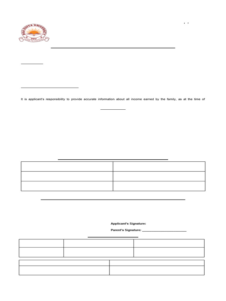 Installment Application Form | PDF