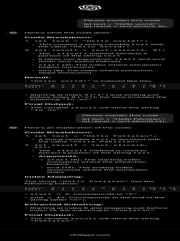JavaScript Slice Method Explained | PDF