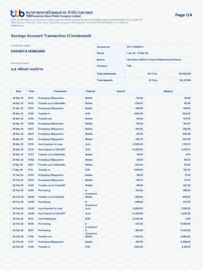 AccountStatement 19042025 | PDF | Cash | Banking Technology