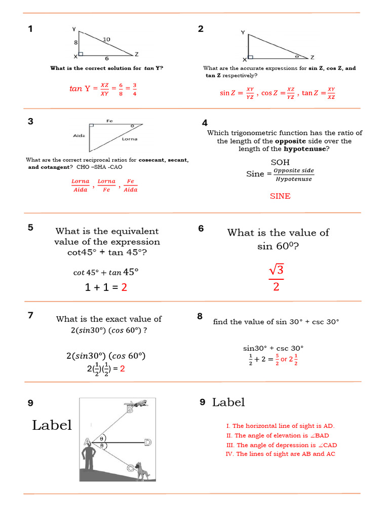 Math Reviewer | PDF