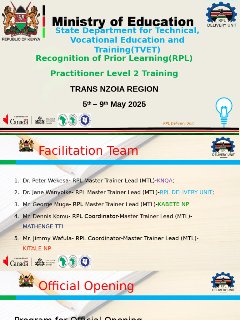 RPL Practitioner Training Overview | PDF