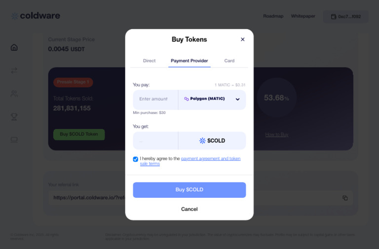 Coldware $COLD Token Presale Guide | PDF