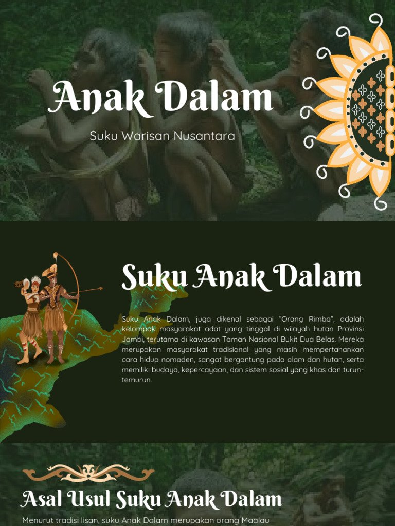 Suku Anak Dalam: Tradisi dan Asal Usul | PDF