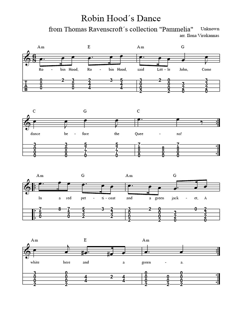Robin Hood S Dance UKE | PDF