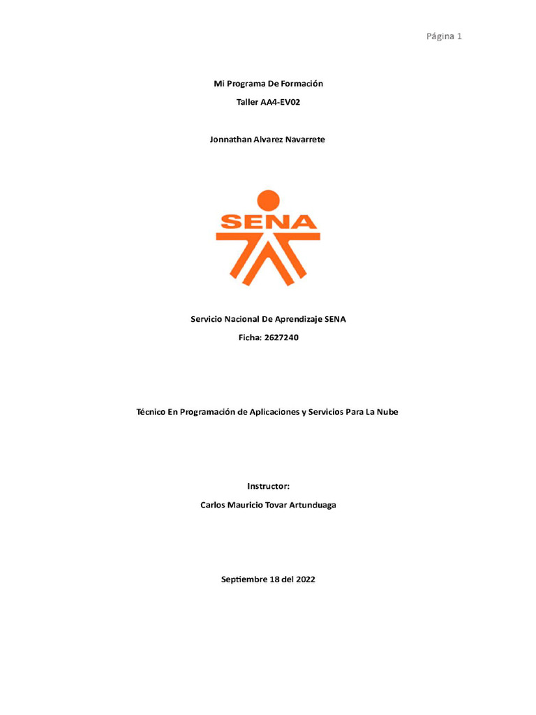 Taller AA4 EV02 | PDF