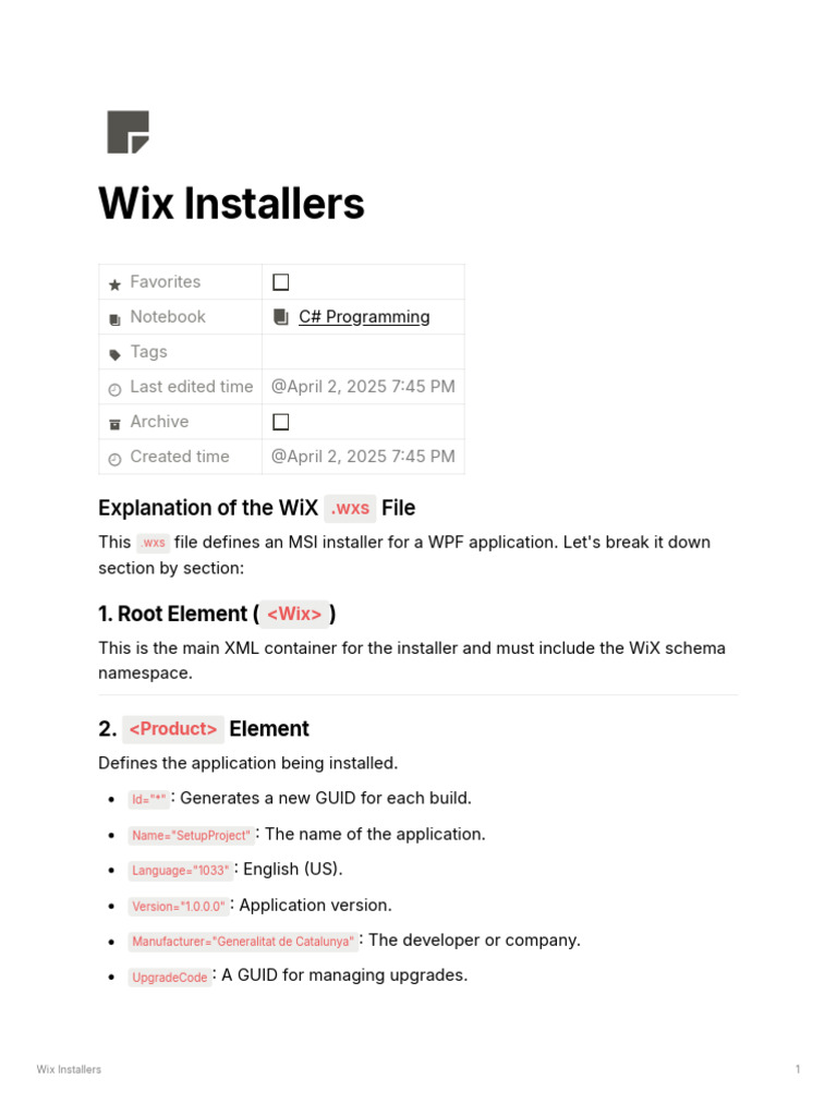 How To Install C# Gui Apps Using Wix | PDF | Directory (Computing ...