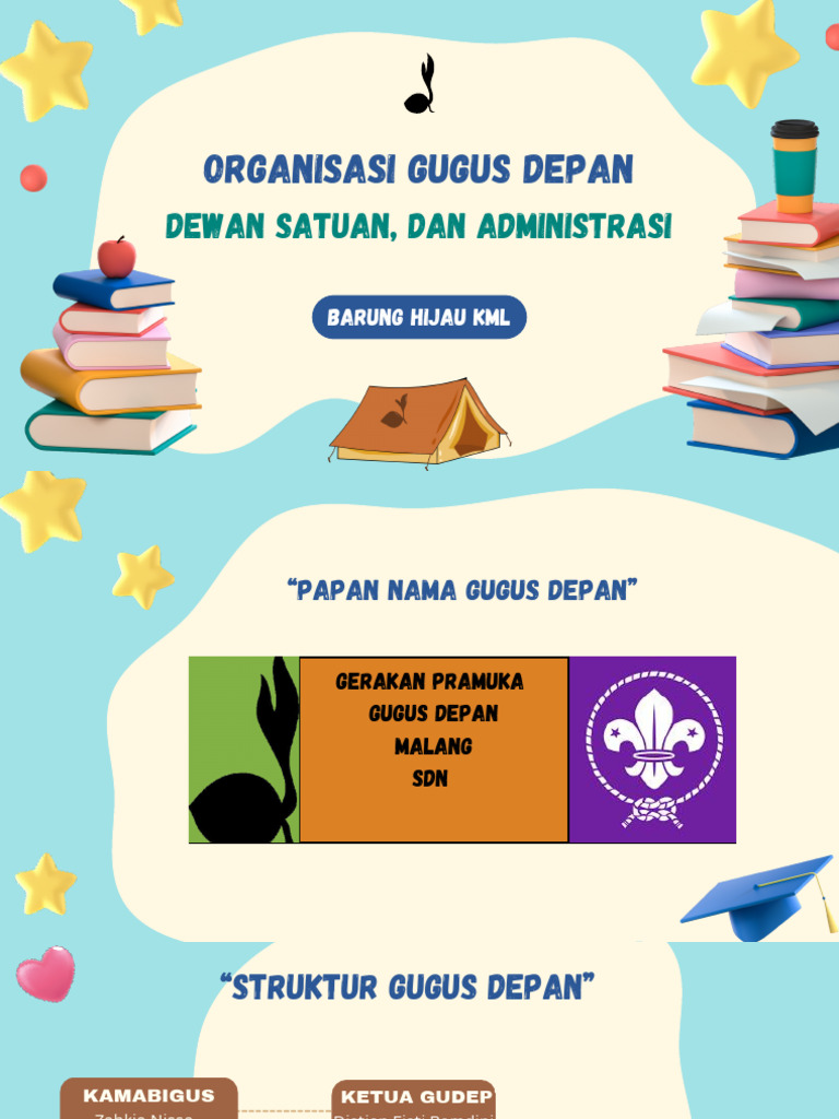 Presentasi Struktur Gugus Depan Pramuka | PDF