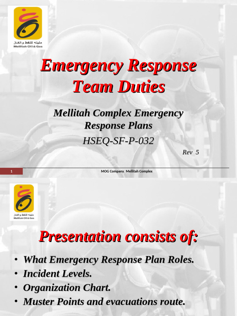 Emergency Response Duties - Updated 16 | PDF | Emergency | Emergency ...