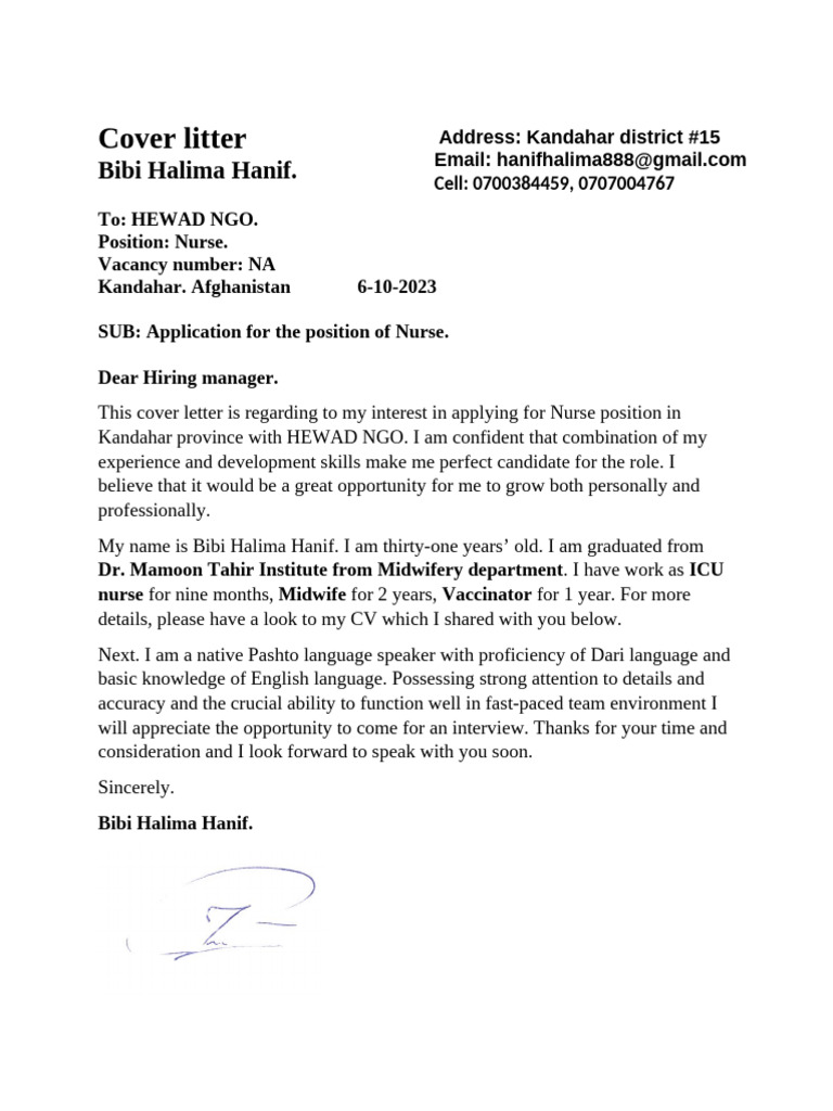 Bibi Halima Hanif. | PDF