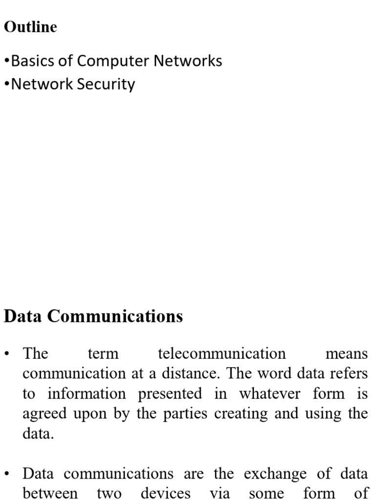 Computer Networks and Security Basics | PDF | Computer Network | Osi Model