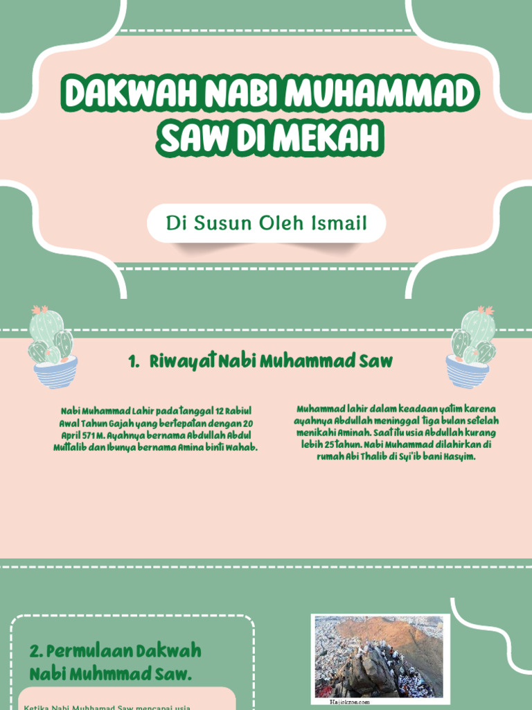 Materi Dakwah Nabi Muhammad Di Mekah | PDF