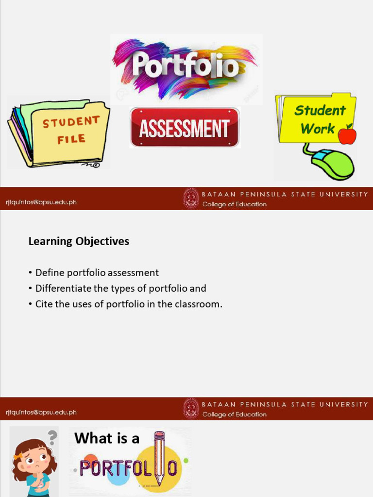 Understanding Portfolio Assessment | PDF | Educational Assessment ...