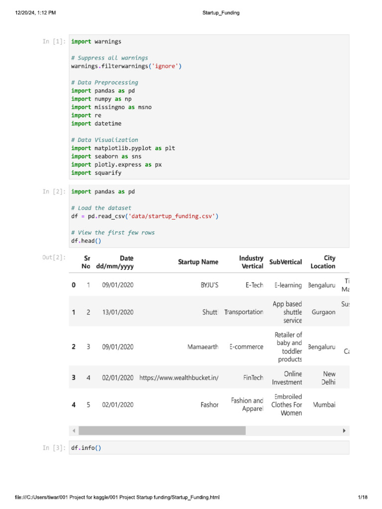 Data Preprocessing Data Story Generation & Visualization | PDF